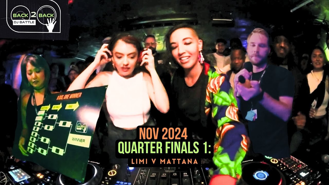 NOV CHAMPIONSHIP 2024 B2B DJ Battle [Quarter 1] - Limi & Mattana - YouTube