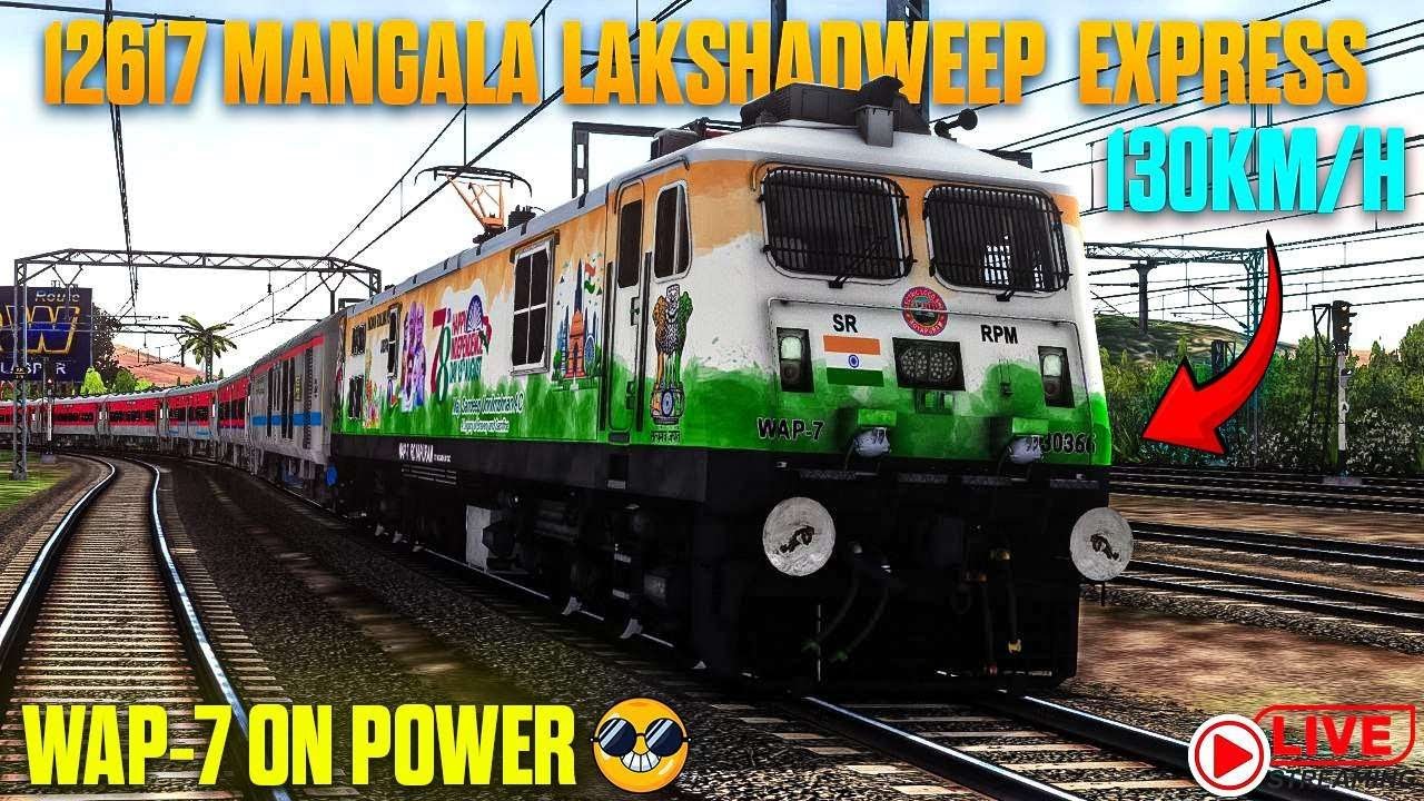 🎆 Happy Diwali Special Ride! | 12617 Mangala Lakshadweep Express LIVE ...