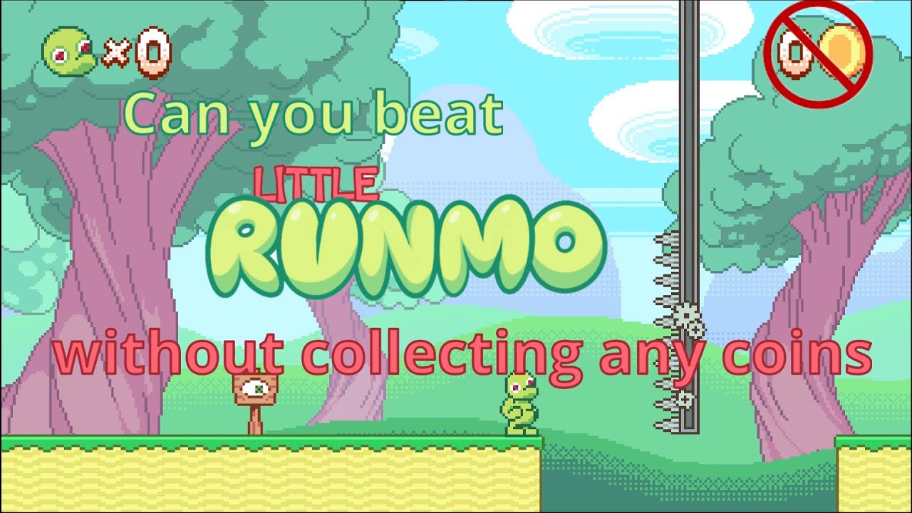 Can you beat Little Runmo without collecting any coins? - YouTube