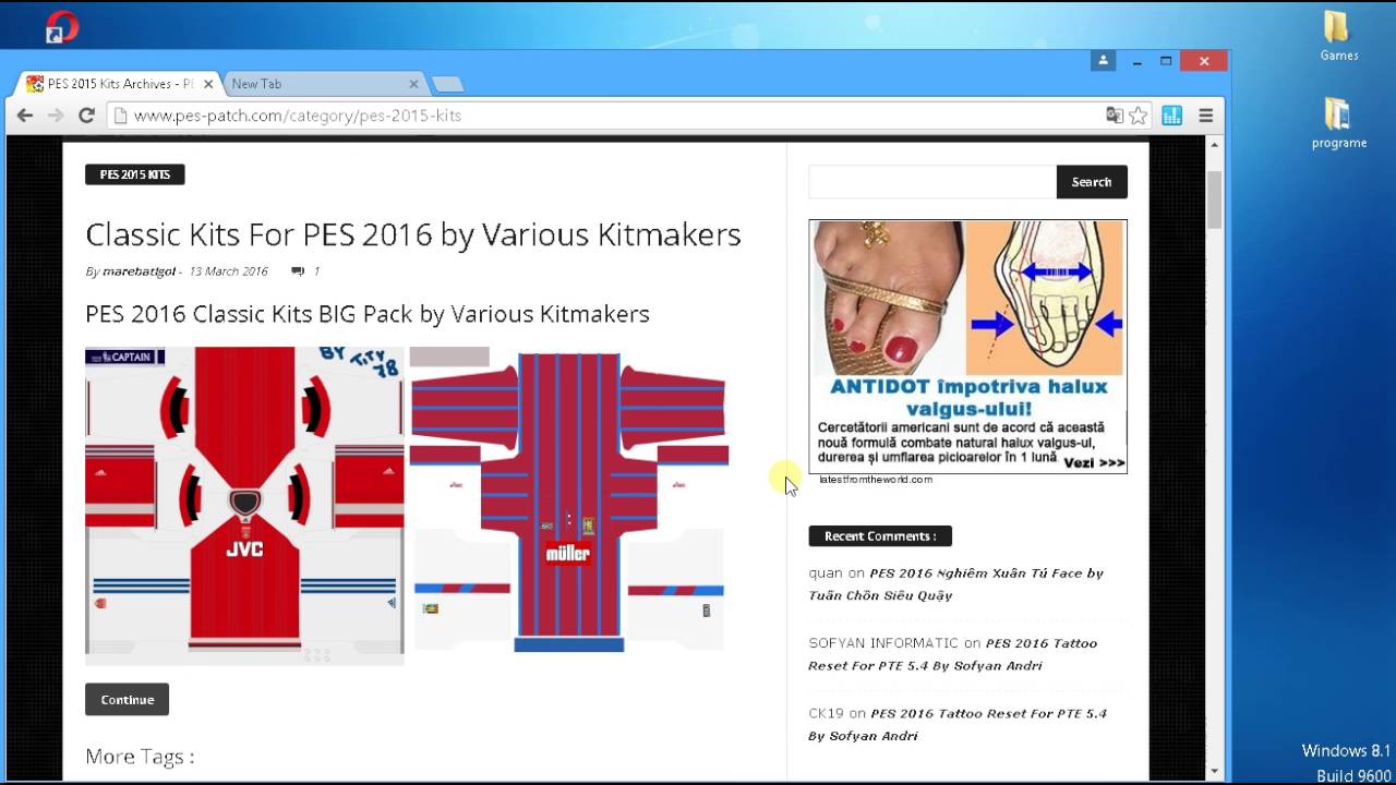 How to install cpk files on PES 15 - YouTube