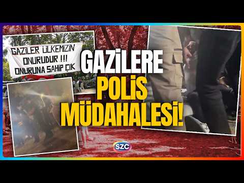 Ankara'da Yürekleri Sızlatan Anlar! GAZİLERE ŞAFAK VAKTİ POLİS MÜDAHALESİ! Otobüslerle Götürüldüler!