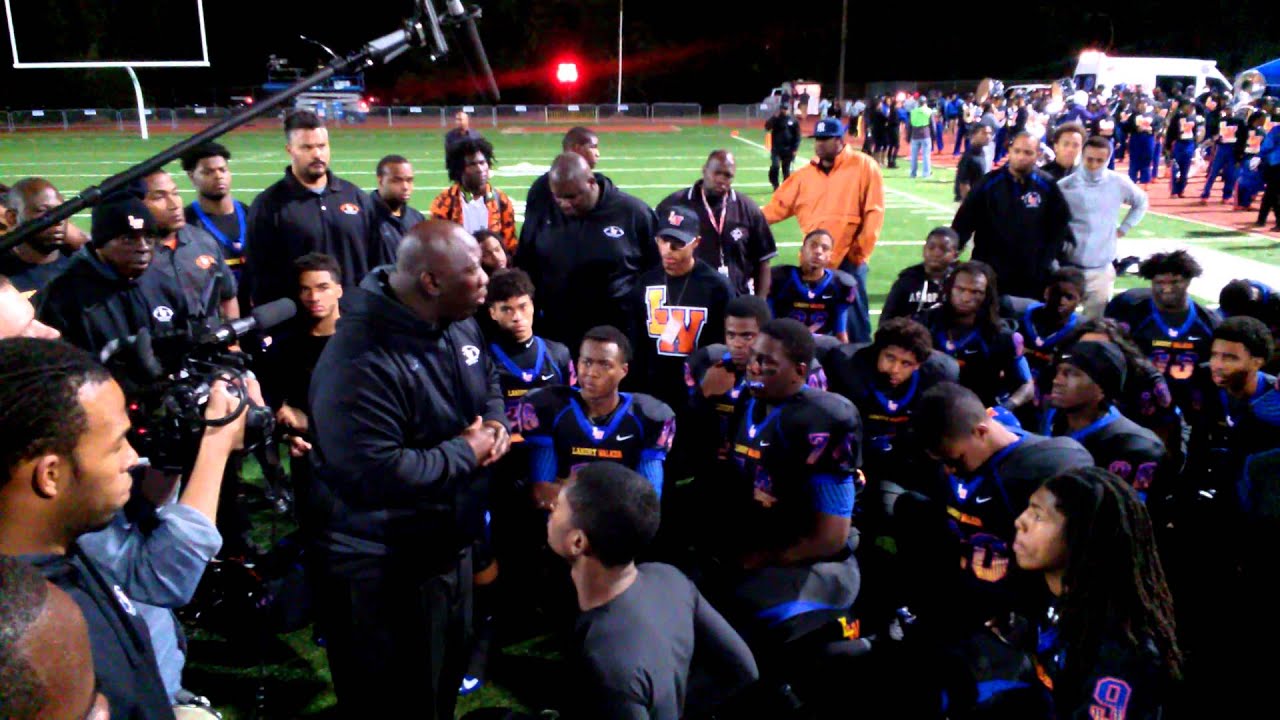 Landry-Walker coach Emanuel Powell addresses team after loss to Easton ...