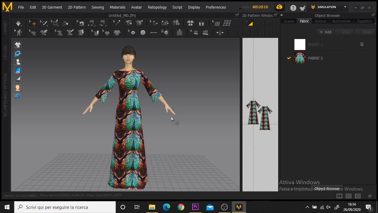 Making a simple dress in Marvelous Designer - YouTube