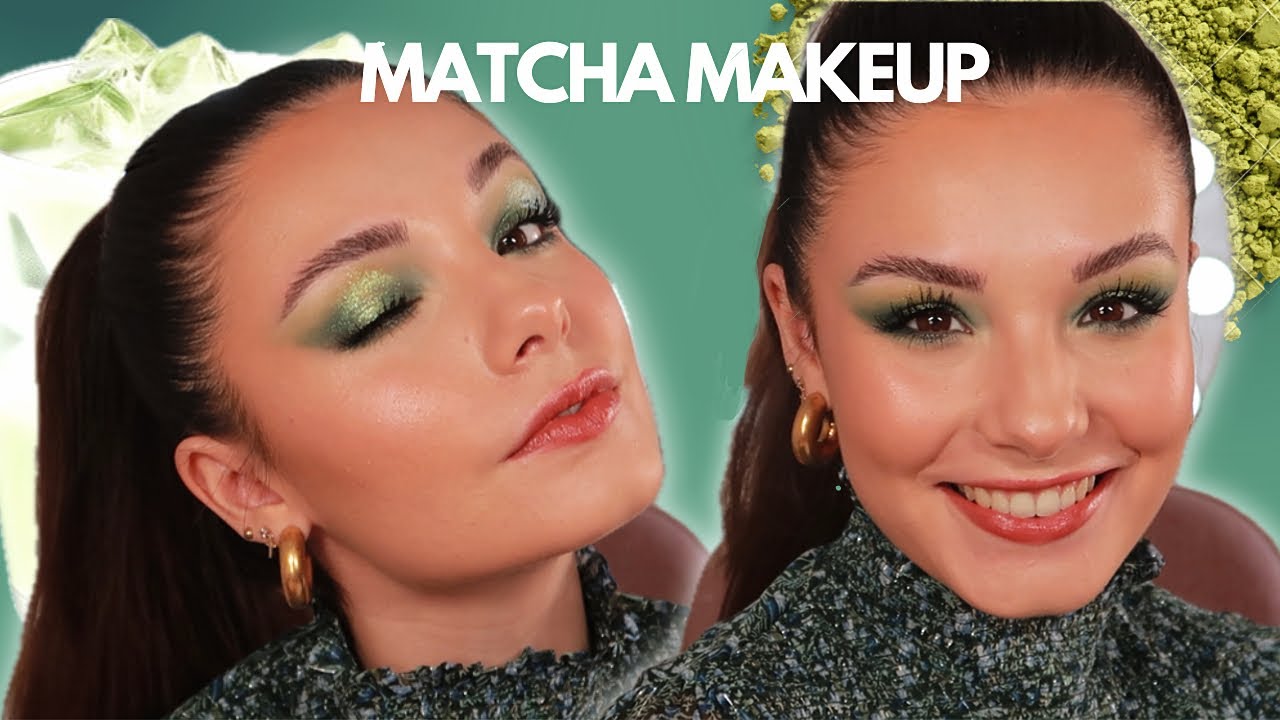MATCHA MAKE-UP siendo una hater del matcha Look papagayo siempre - YouTube