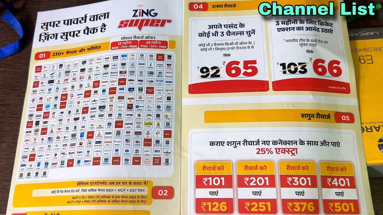 Super FTA Channel List | Zing Super FTA Channel List | Zing Channel ...