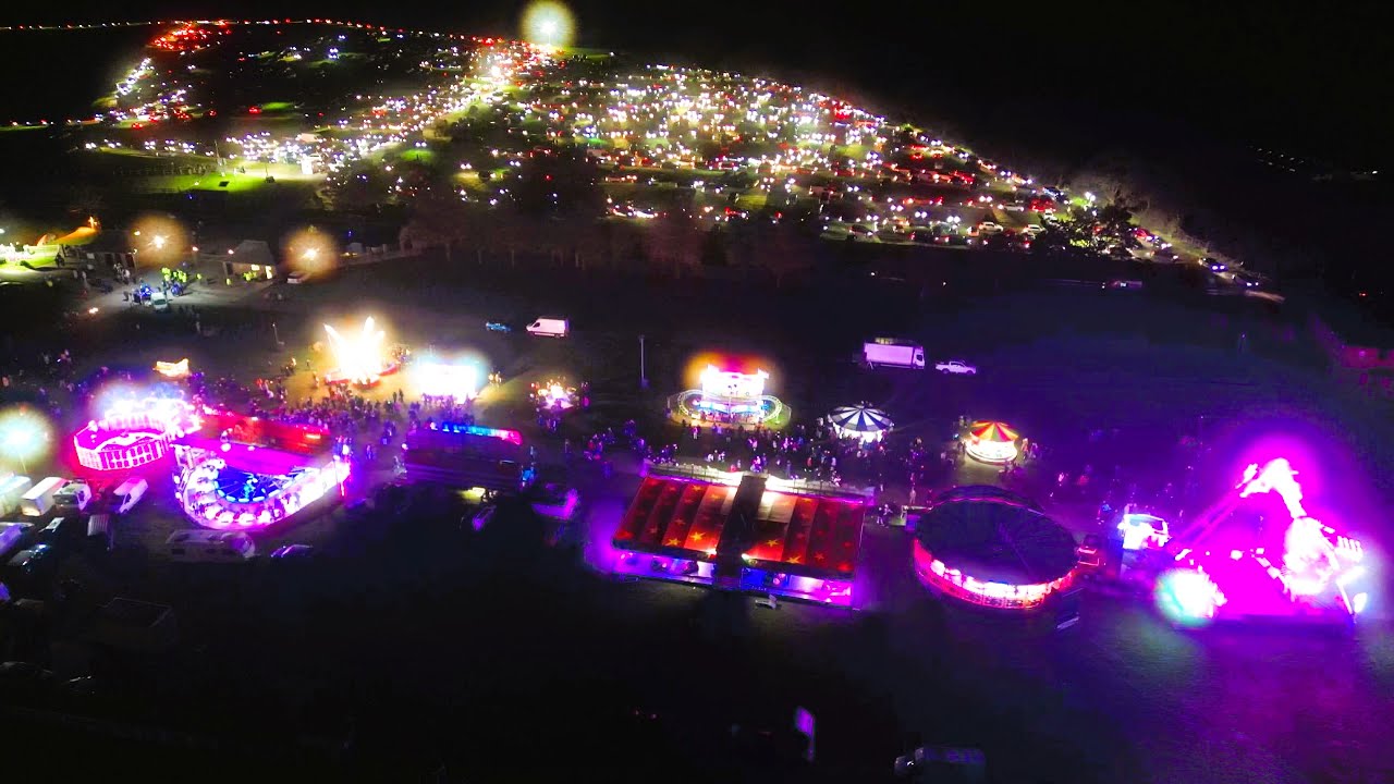Stafford County Show Ground full fireworks display and fair Mini pro3 ...