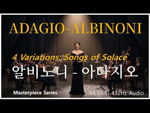Albinoni Adagio – The Saddest Melody Ever Written (4 Variations, 432Hz) | 알비노니 아다지오: 상처 입은 영혼을 위한 기도