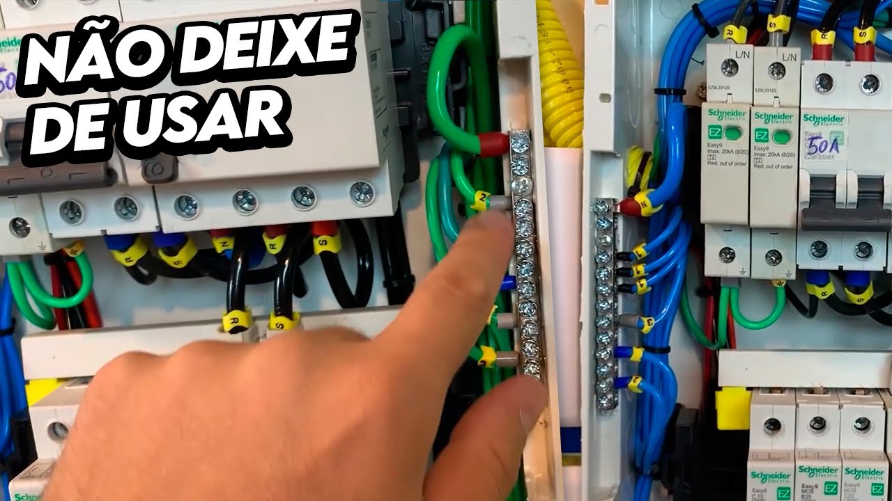 Use esses Terminais e Anilhas no seu Quadro de Distribuição - YouTube