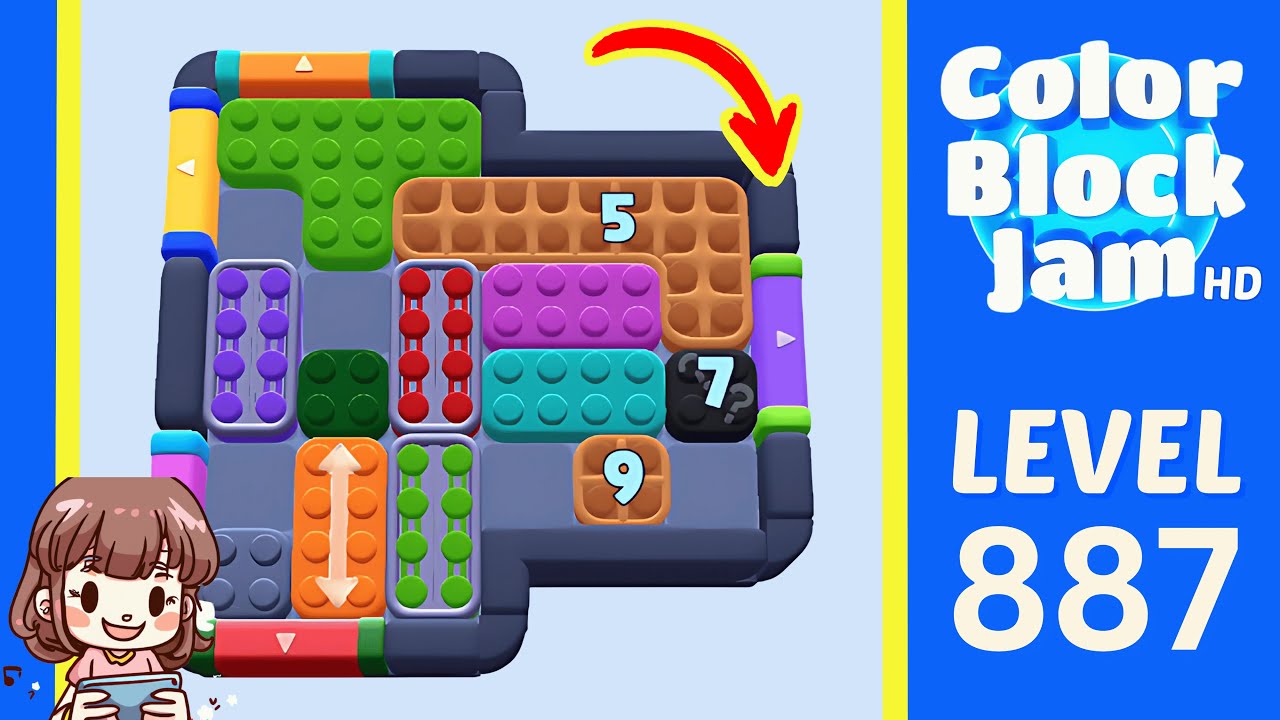 Color Block Jam Level 887 Solution Walkthrough - YouTube