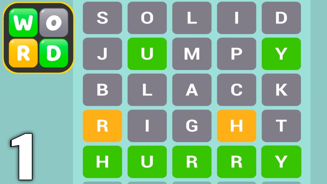 Word Guess - Daily Wordle Game - Gameplay Walkthrough Part 1 All Levels ...