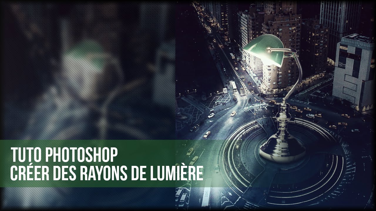 Créer des rayons de lumière dans Photoshop [FR] - YouTube