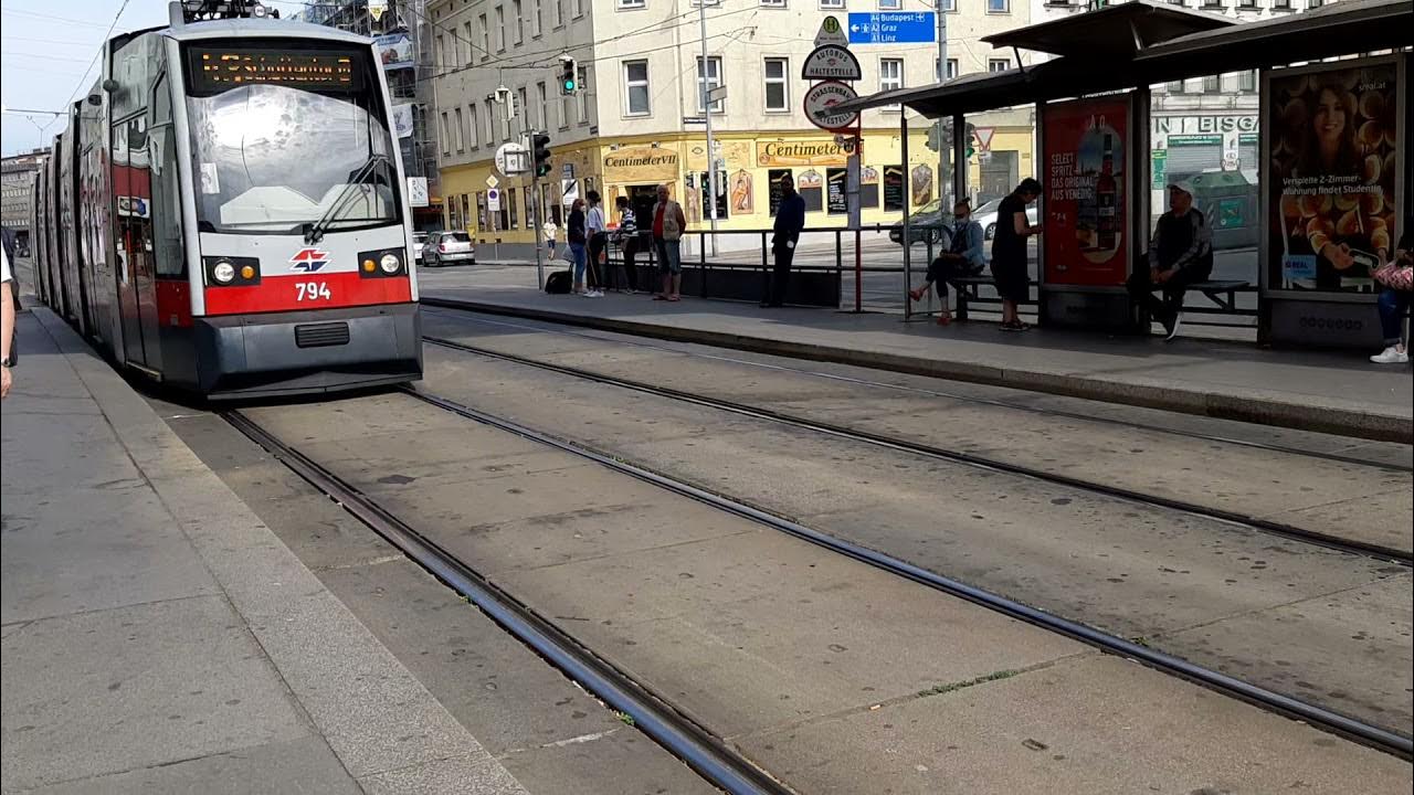 Straßenbahn Linie 43 Alser Straße U in Wien - YouTube