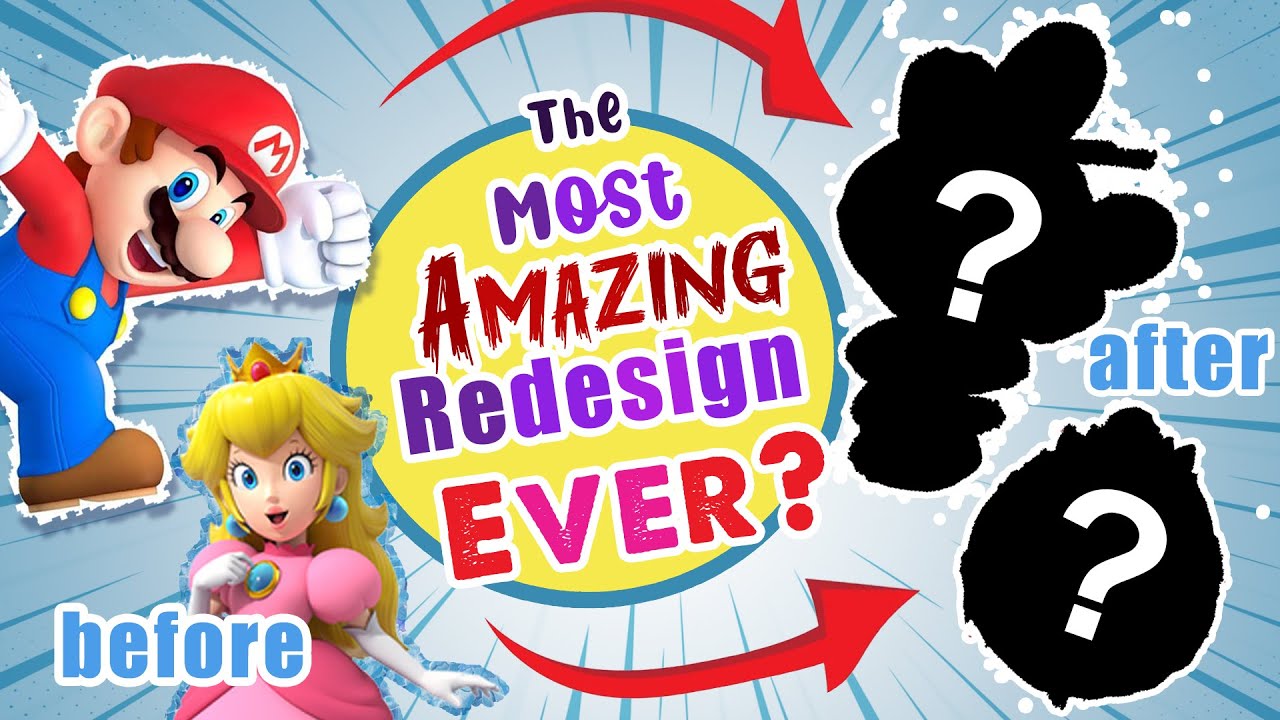 100% Yes! | The most stunning Mario & Princess Peach Redesign! - YouTube