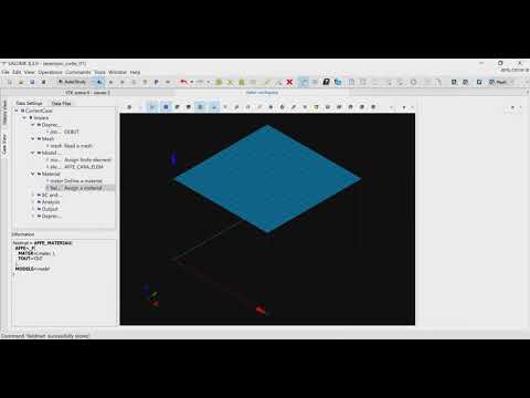 Linear elastic analysis tutorial in salome_meca for a simple civil ...