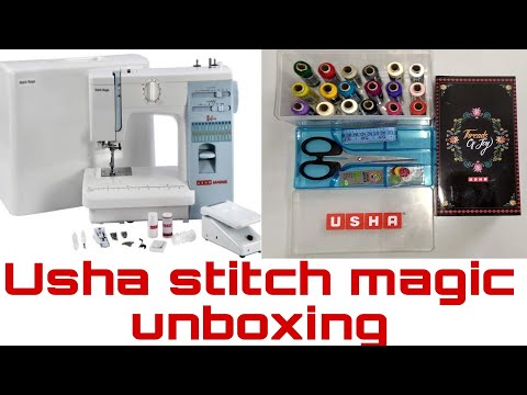 Usha stich magic Unboxing - YouTube