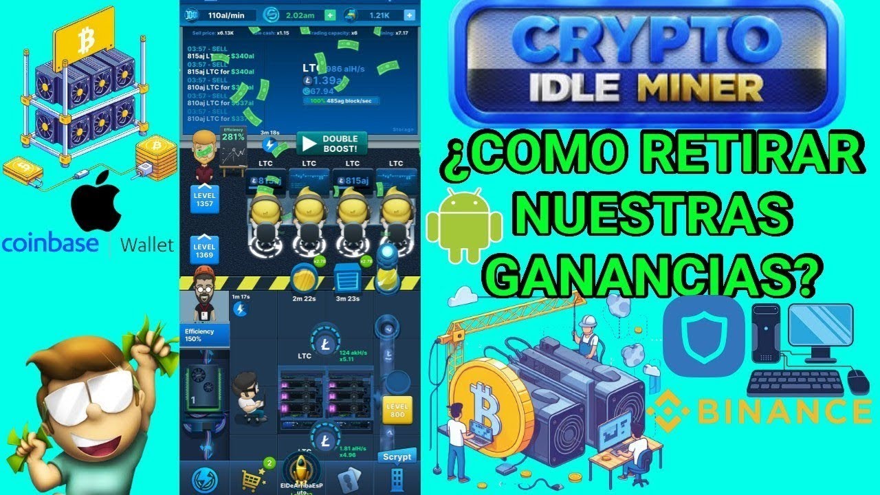 Gana Dinero 🤑 en Cripto Idle Miner [La App Que Te Paga Por Jugar ...