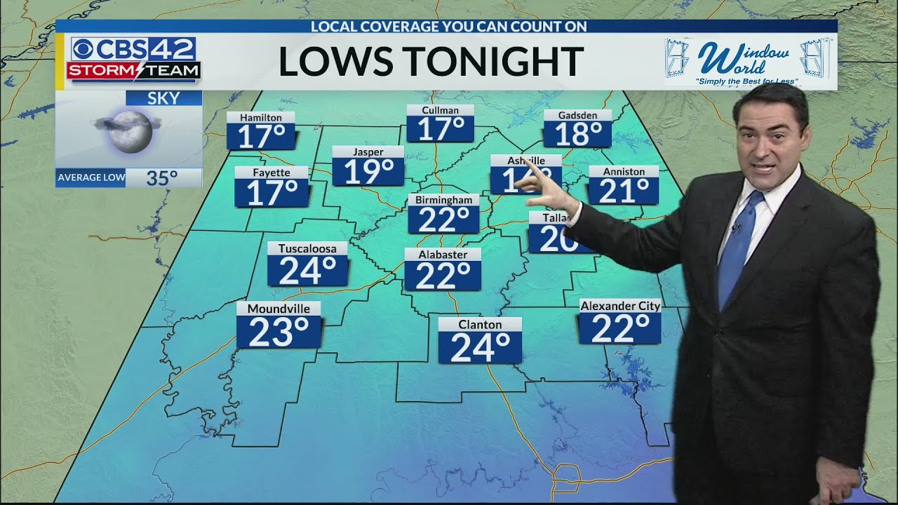 CBS 42 News @ Noon Weather | 1/6/22 - YouTube