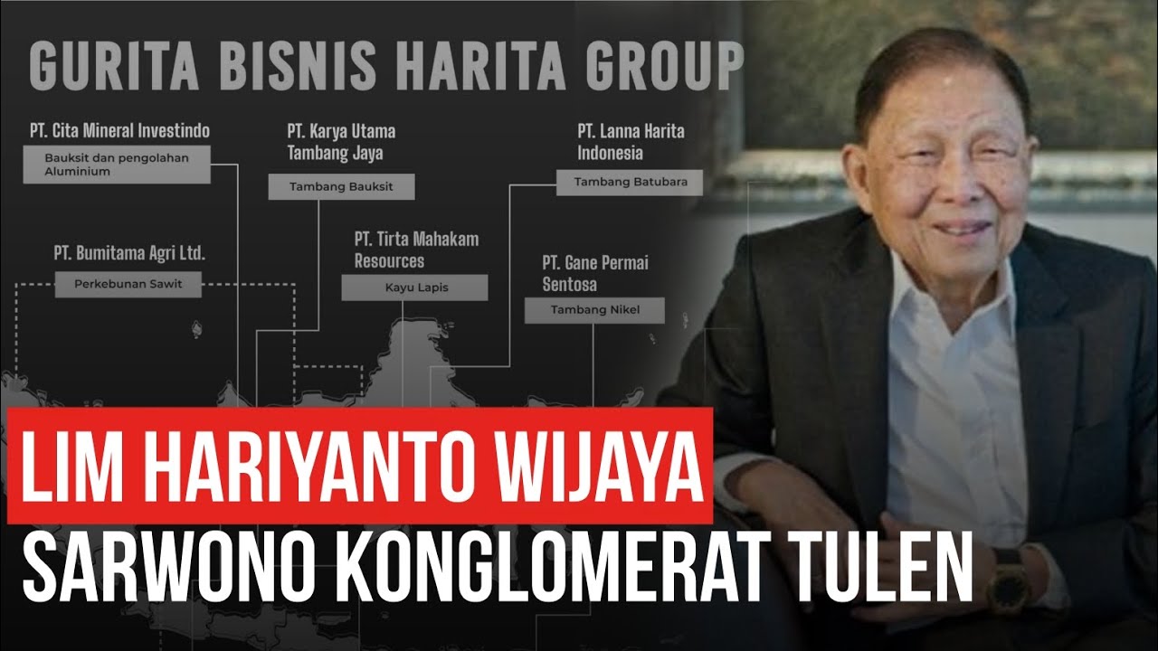 Lim Hariyanto Wijaya Sarwono Konglomerat Tertua Indonesia - YouTube