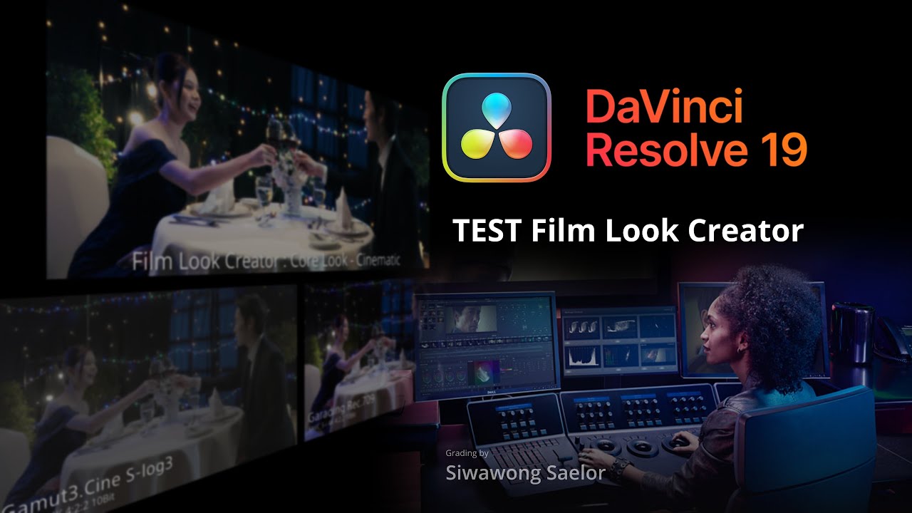 Test Film Look Creator in DaVinci Resolve 19 - YouTube