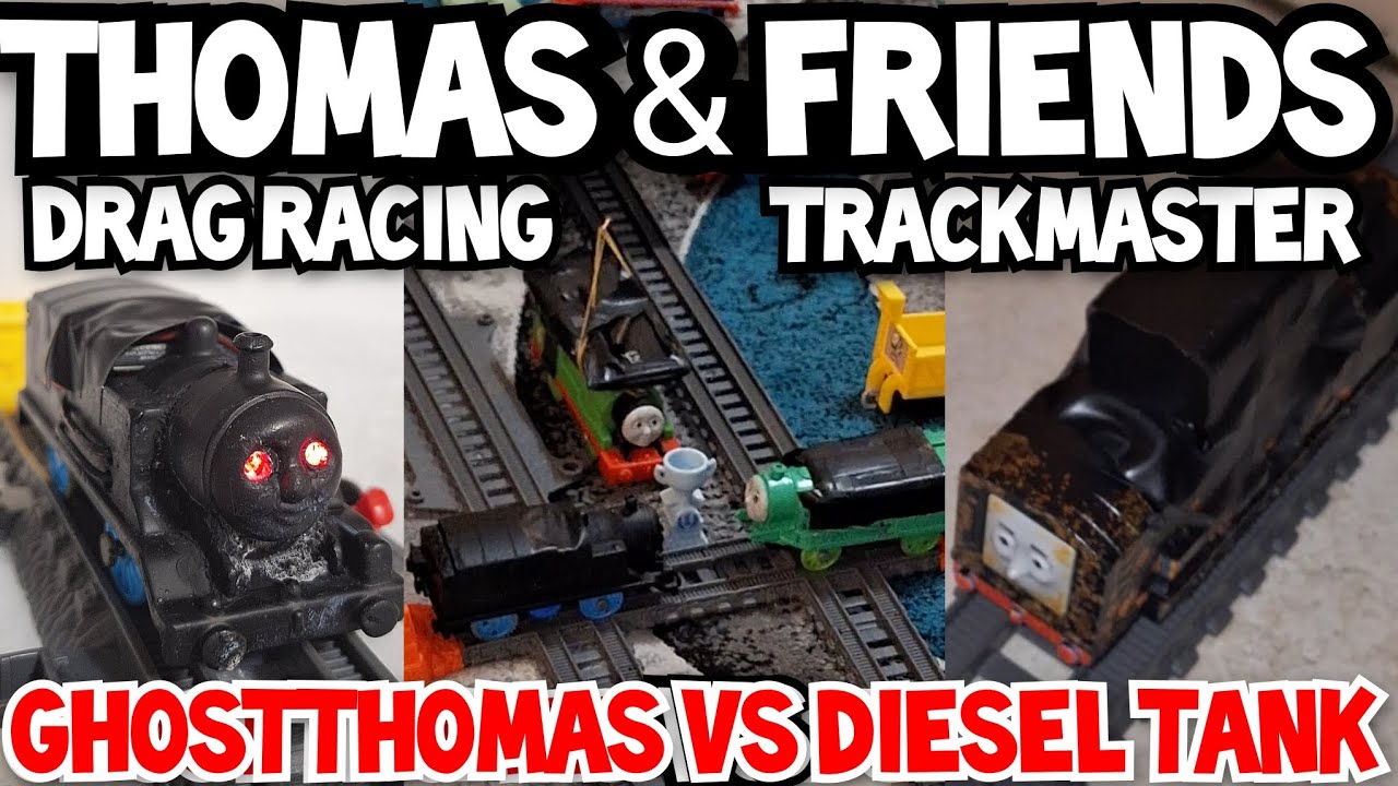 THOMAS & FRIENDS SUPER FAST TRAINS DRAG RACING MASTERTRACK TANK DIESEL ...