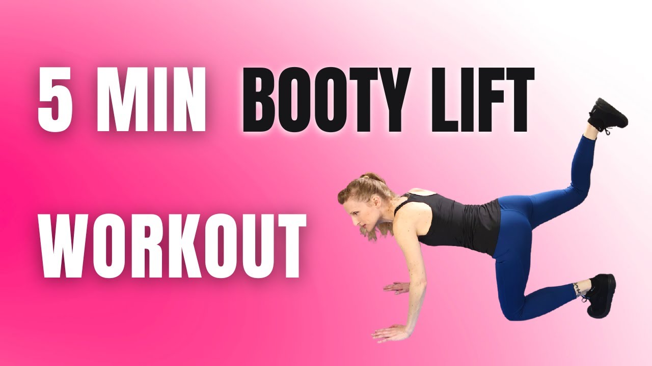 Quick 5 Min BOOTY LIFT at Home Glutes Workout to Lift and Tone Your ...