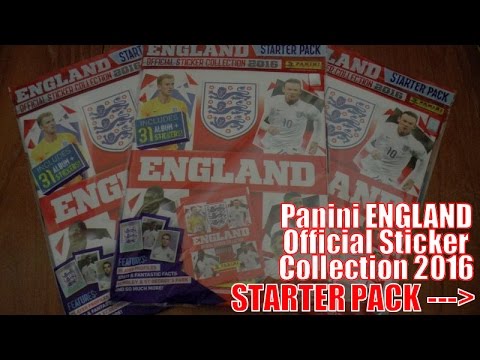 Youtube Premiere! ⚽️ STARTER PACK OPENING ⚽️ Panini ENGLAND Official ...