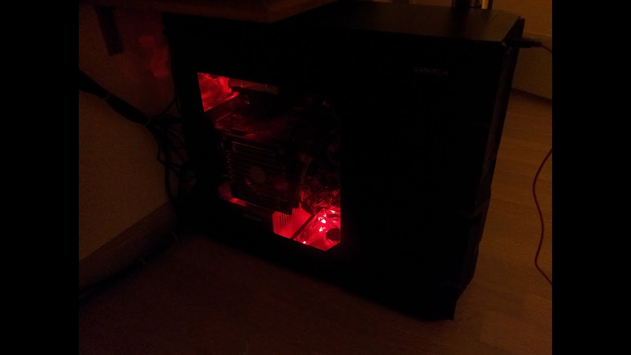 Cooler Master K350 with Red LED Fans - YouTube