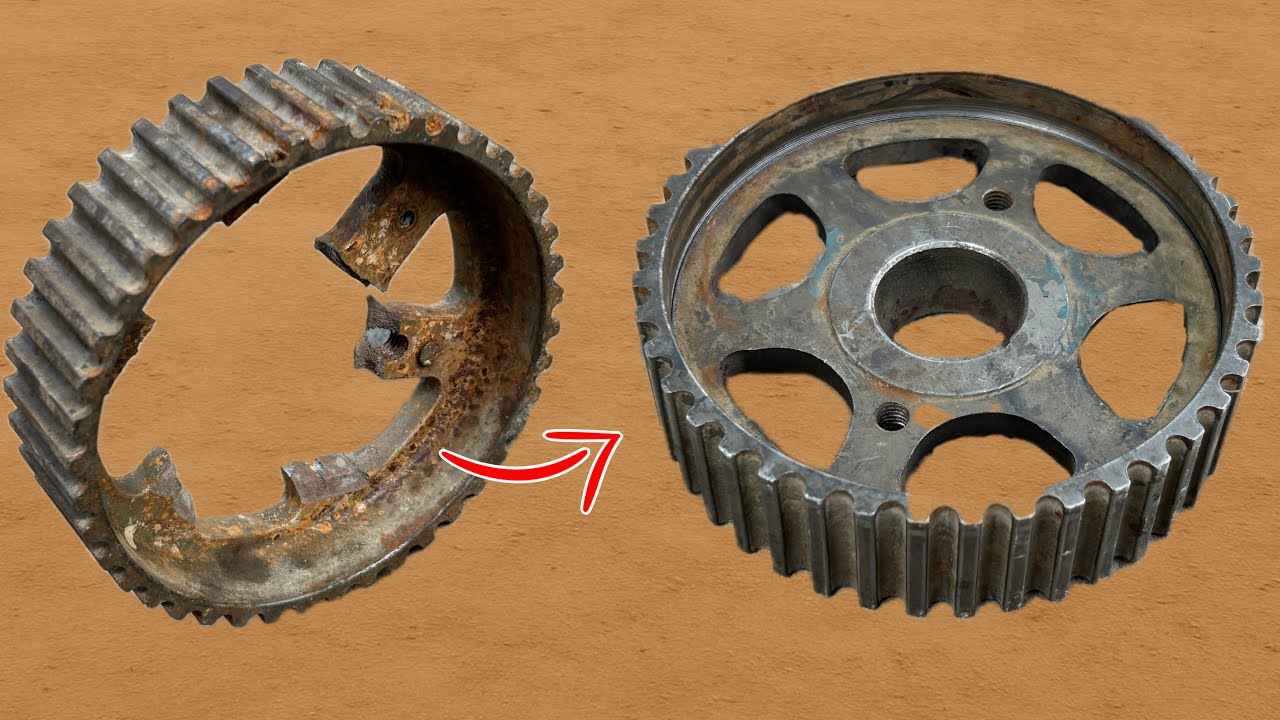 Incredible Restoration! Wheel Pump Shaft Brought Back to Life by Expert ...
