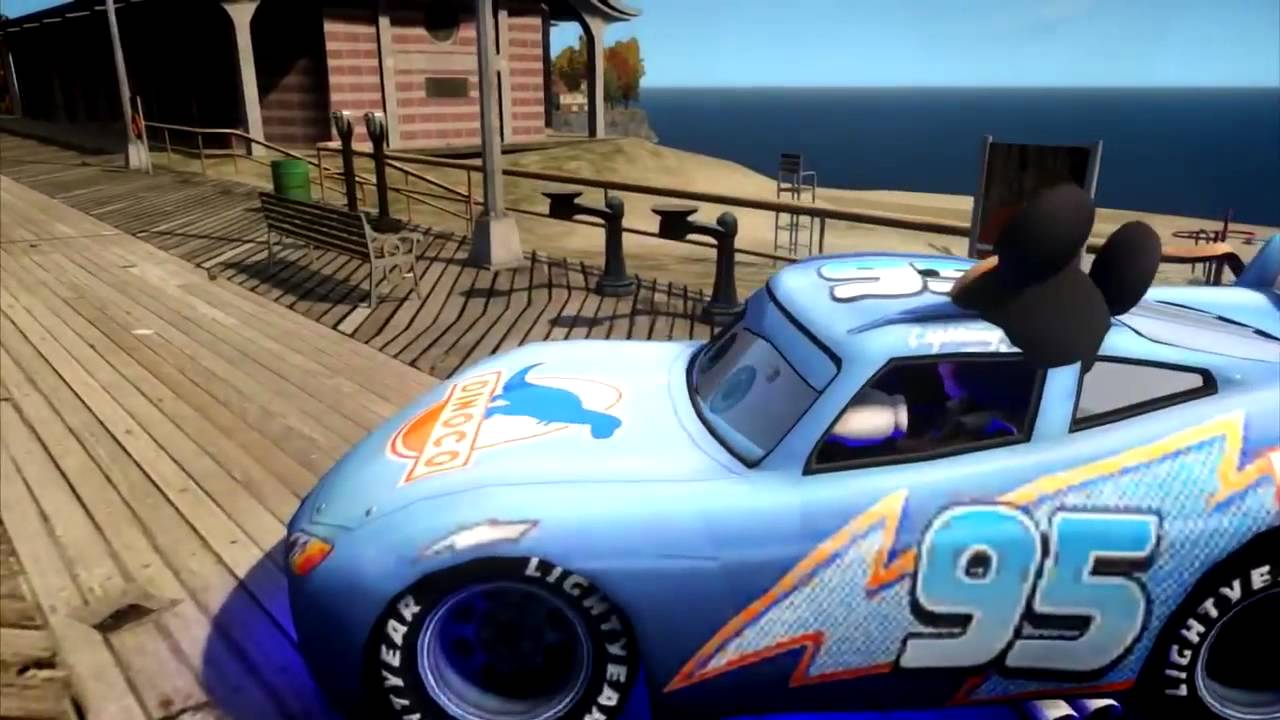 Mickey Mouse Goofy Lightning McQueen Dinoco Cars d Nursery Ryhmes d ...