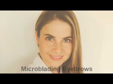 Microblading Eyebrows - YouTube