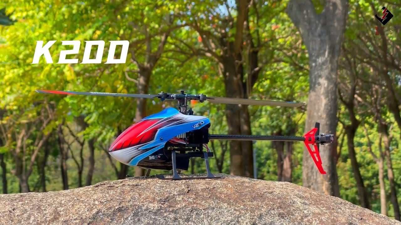 K200 New 2023 máy bay trực thằng điều khiển heli Wltoys XK K200 4CH ...