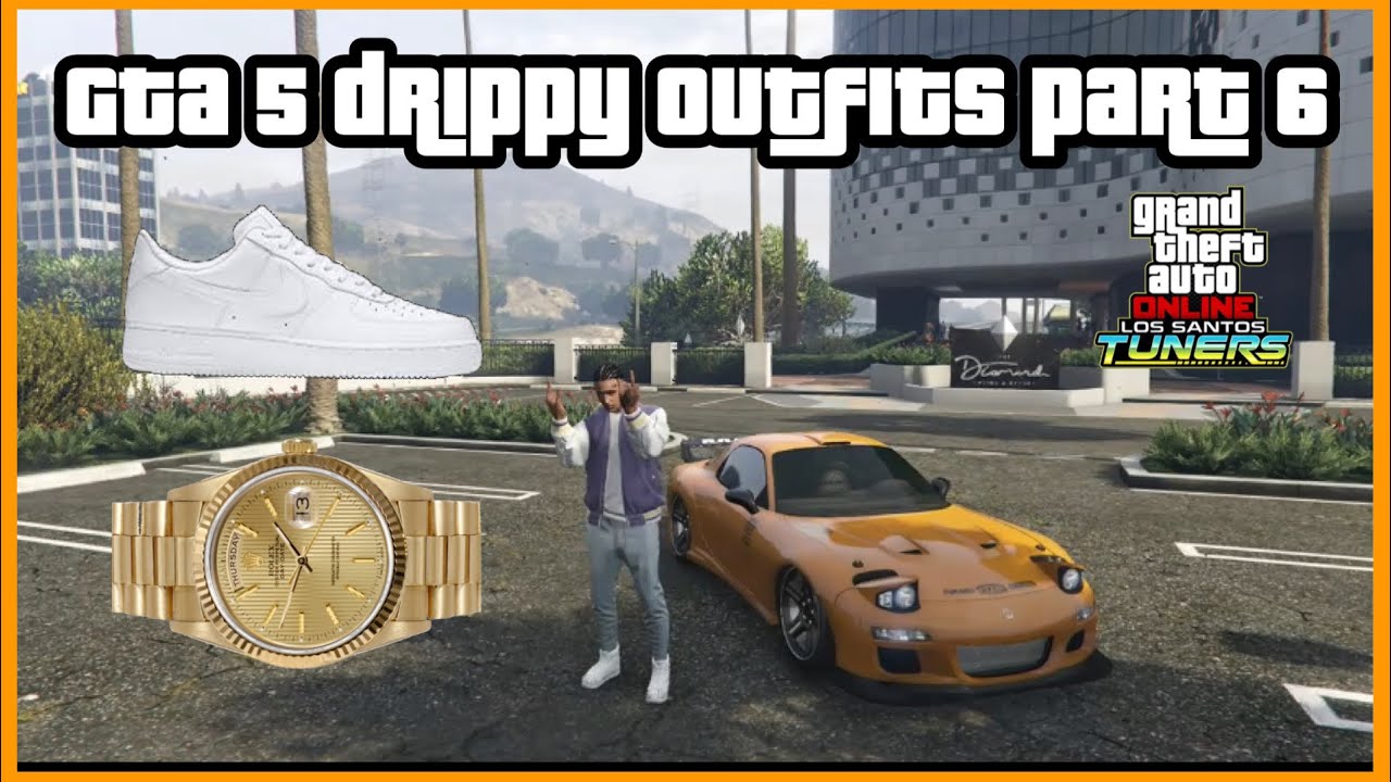 GTA 5 DRIPPY OUTFITS PART 6 - YouTube