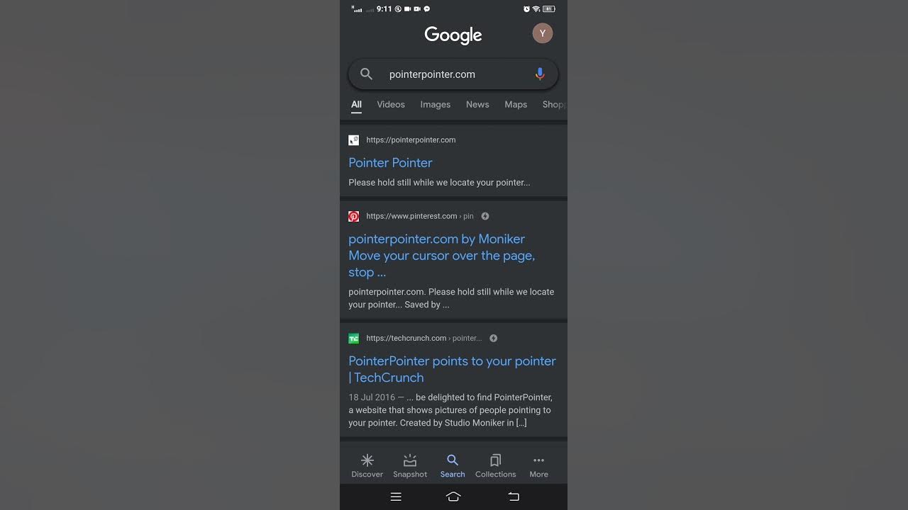 pointerpointer.com - YouTube