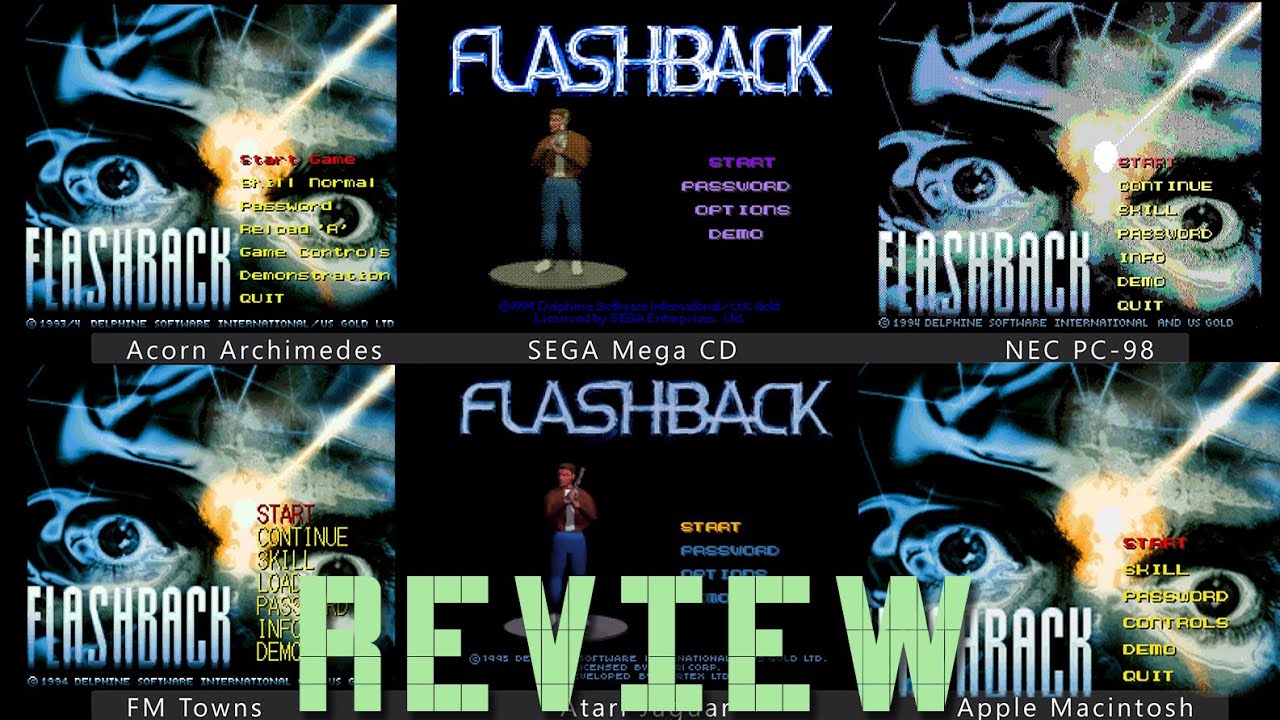 Flashback (1992) Video Game Vintage Review (Spoiler free) | Also ...