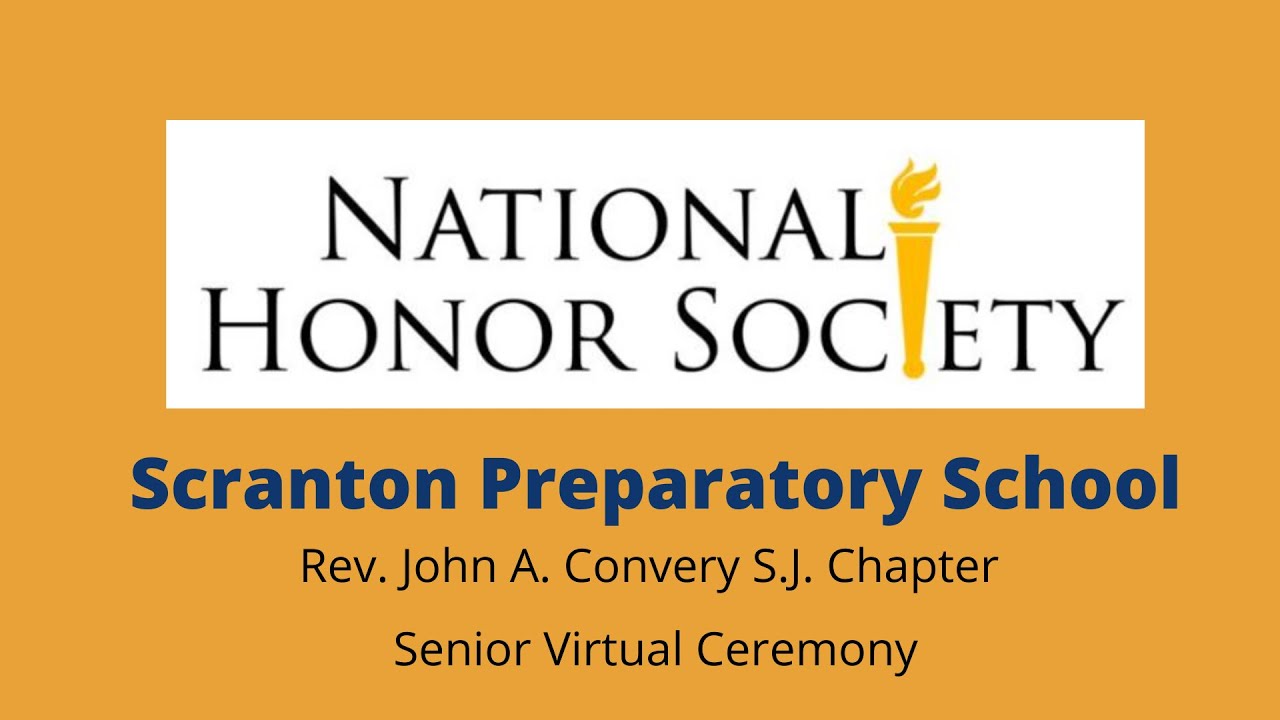 Senior National Honor Society Virtual Ceremony - YouTube