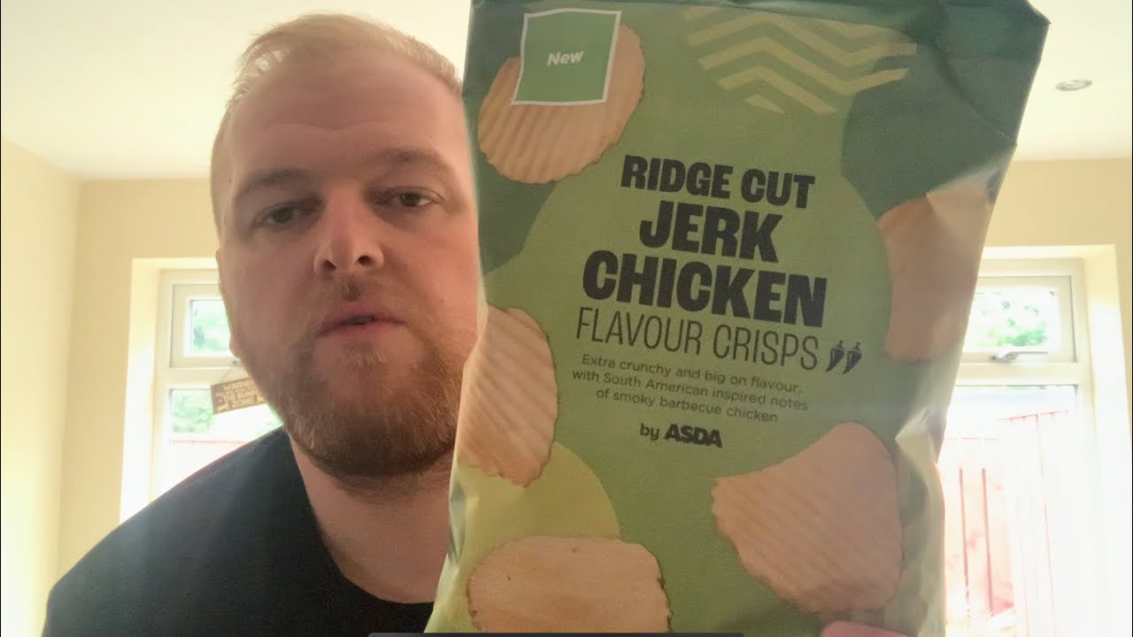 Asda Jerk Chicken Flavour Crisps - Review - YouTube