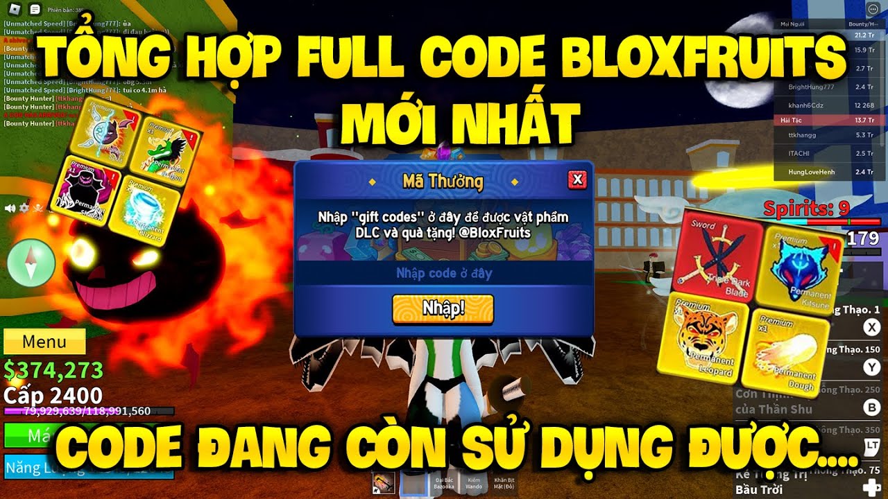 Roblox | Tổng Hợp Code Blox Fruit Nhận X2 EXP Và 20000 Robux Mới Nhất ...