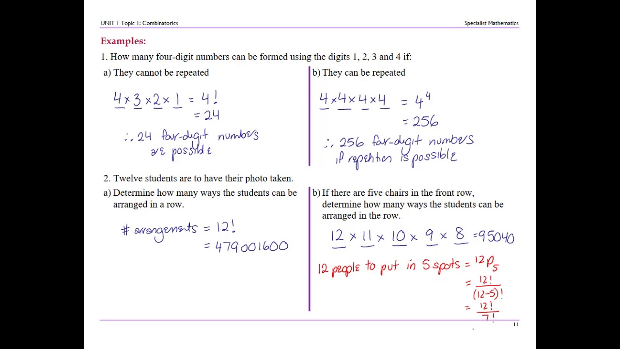 Permutations No Restrictions Youtube 4119