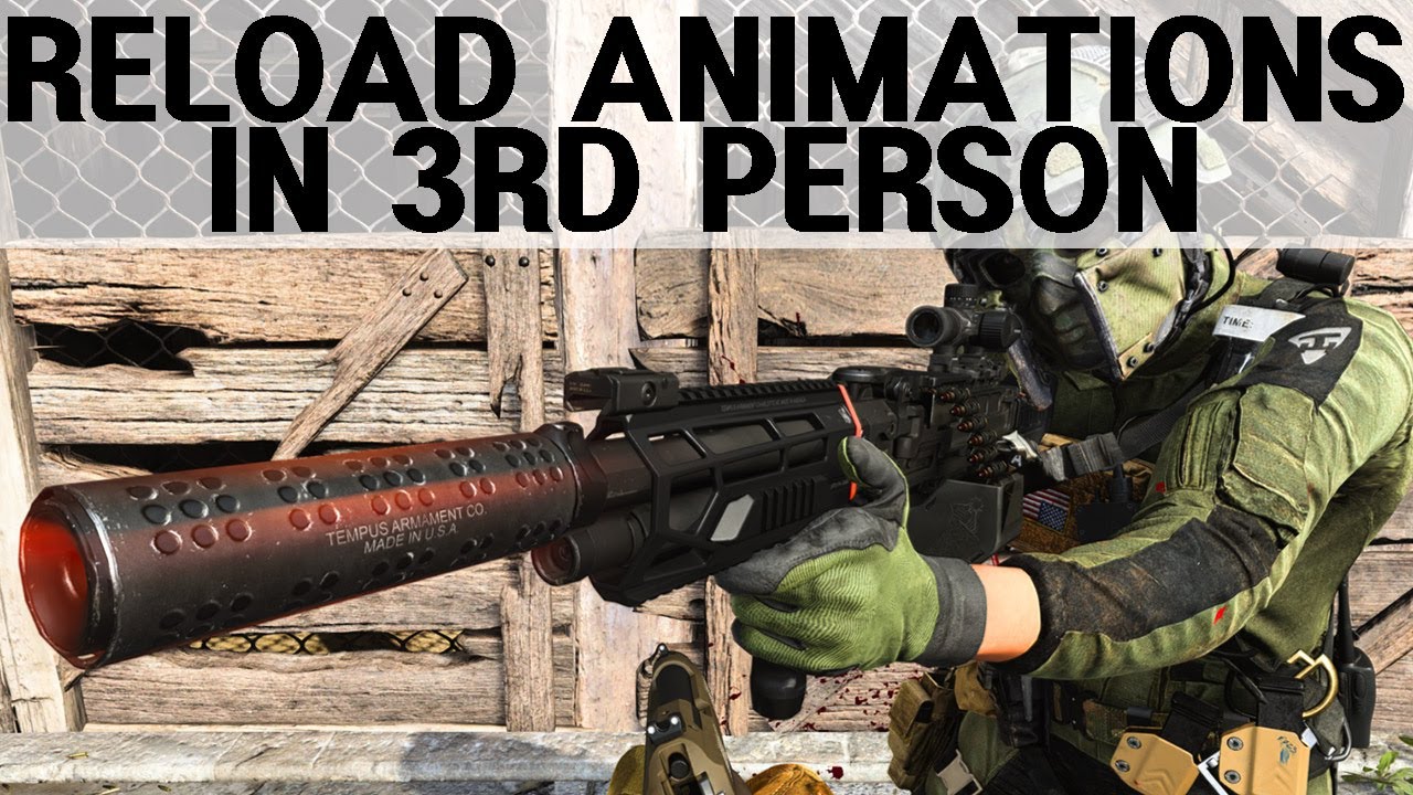 FINN LMG Reload Animations In 3rd Person - YouTube