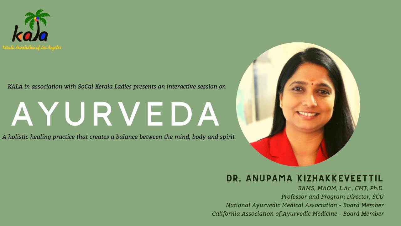Ayurveda Webinar with Dr. Anupama - YouTube