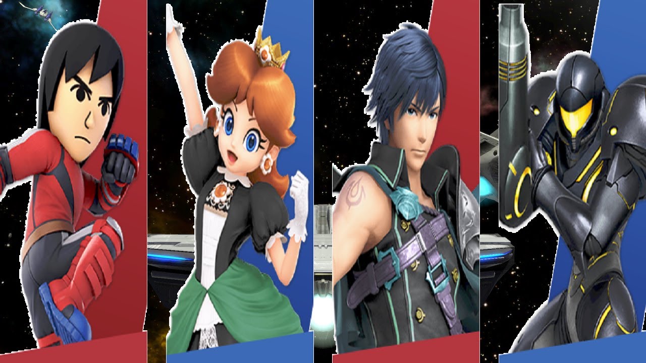 Mii Brawler & Chrom vs. Daisy & Samus (Super Smash Bros. Ultimate ...