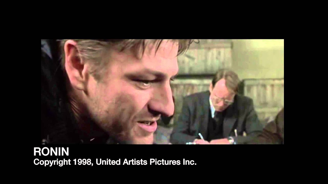 "I'm a Weapons Man" Scene from RONIN, copyright 1998 United Artists ...
