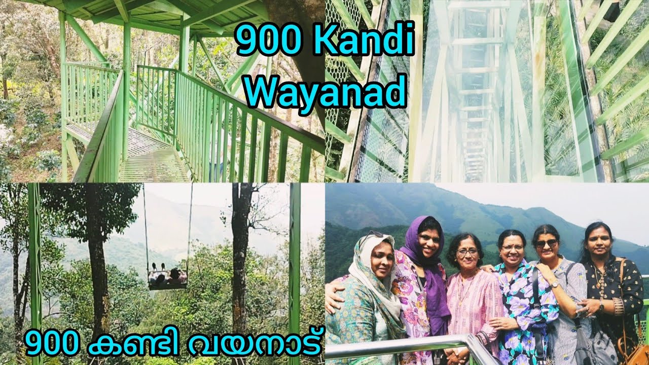 900 Kandi Wayanad || Glass Bridge || Big Swing || Off Road Jeep Ride ...