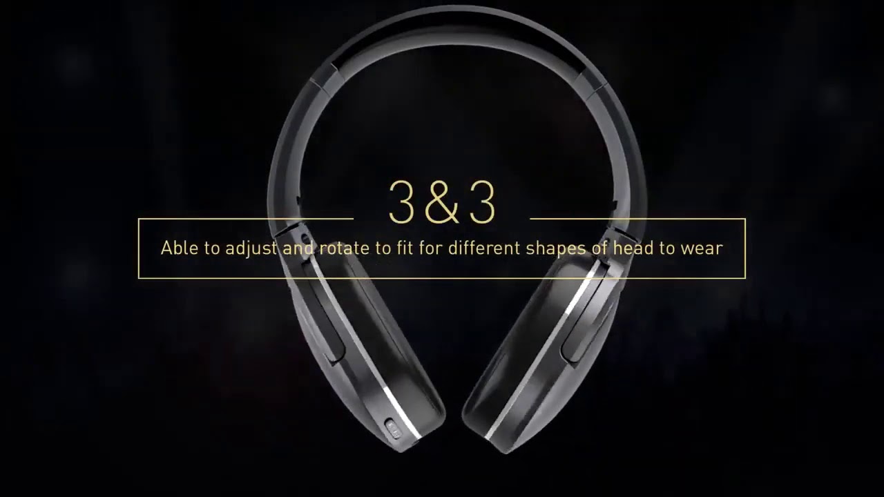 Wireless Baseus Bluetooth Headphone - YouTube