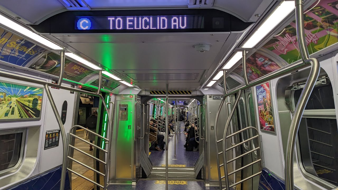 NYC Subway: R211T Open Gangway C train Action with Both Consists ...