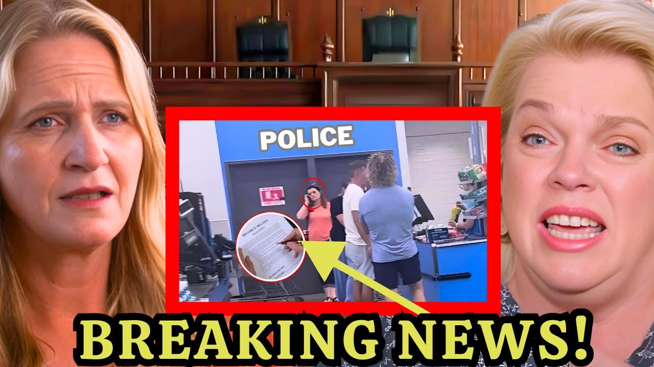 FINALLY Kody took Robyn to the police station and signed the divorce ...