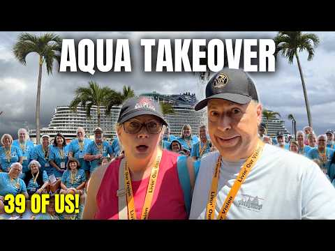 LOV Crew Takes Over NCL Aqua… Eastern Caribbean Group Cruise