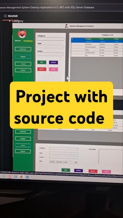 Expense Management System in C#.NET and SQL Server Project with source ...