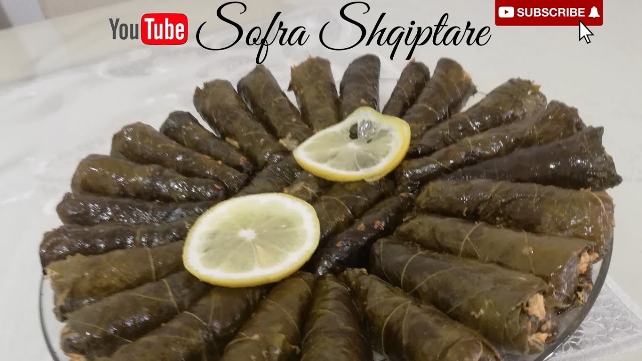 Sarma me gjethe rrushi / Yaprak - YouTube