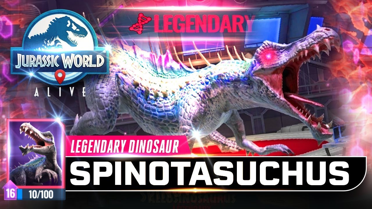 SPINOTASUCHUS LETHAL WOUND LEGENDARY SUPER HYBRID UNLOCKED! 【Jurassic ...